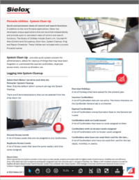 Product Datasheets - Sielox Access Control Solutions